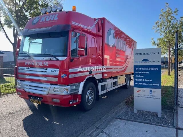 DAF CF65 220 PK Gesloten laadbak Laadklep zijdeuren Mobiele Werkplaa kamion furgon