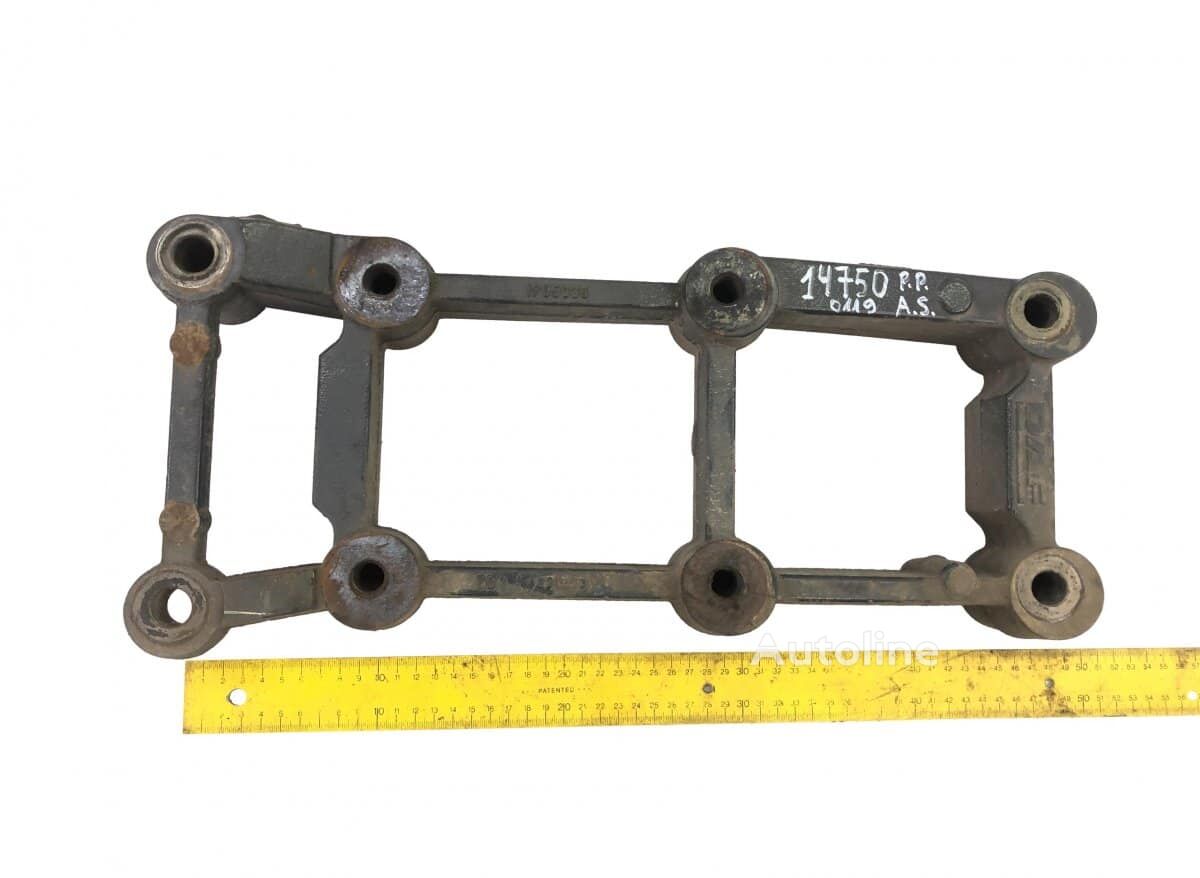 Suport toba de eșapament 1905035 za DAF metalic, cu șase găuri de prindere kamiona