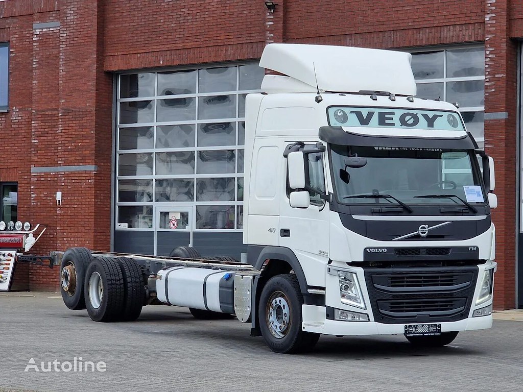 Volvo FM 410 Globetrotter 6x2 - 6.00 WB - Full air - Leather - Euro 5 kamion šasija