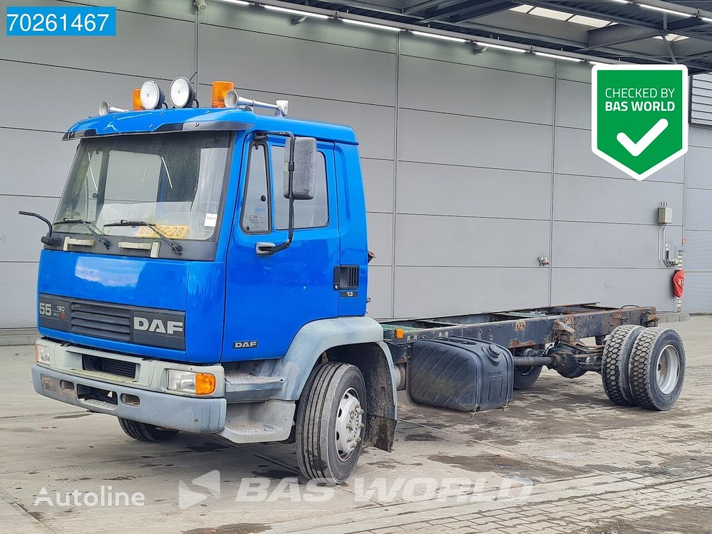 DAF 55.180 Ti 4X2 Chassis Full steel suspension Manual Euro 2 kamion šasija