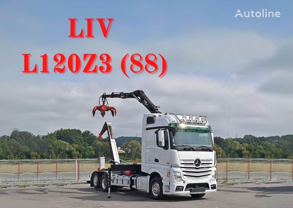 Mercedes-Benz ACTROS 2551 * ABROLLKIPPER * LIV L120 Z3 (88) kamion rol kiper