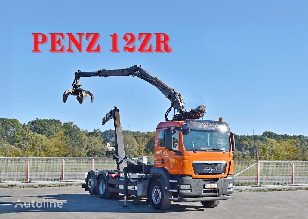 MAN TGS 26.440 Abrollkipper* PENZ 12ZR * TOPZUSTAND kamion rol kiper