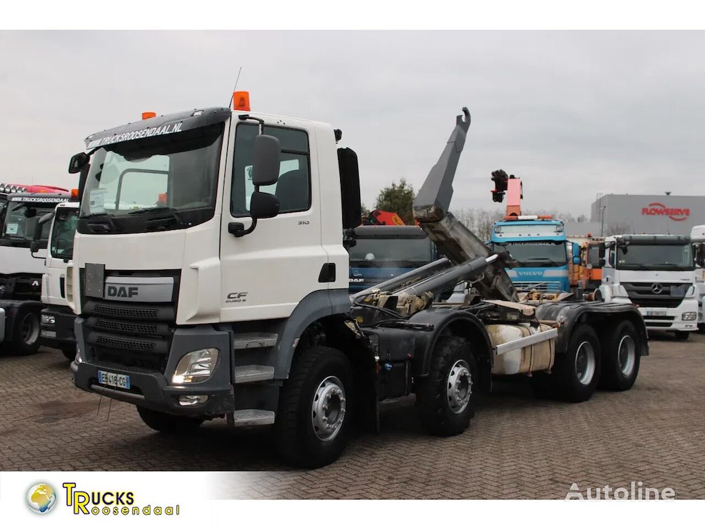 DAF CF 510 + 8X4 + SPRING SUSPENSION + MANUAL + EURO 6 kamion rol kiper