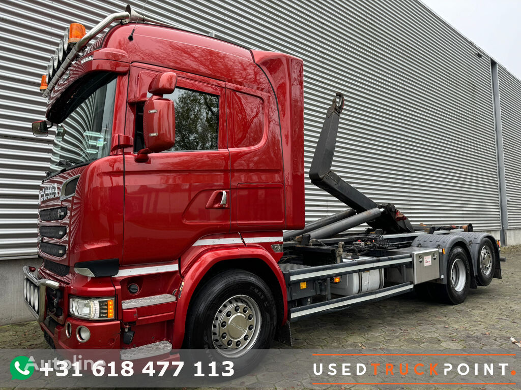 Scania R 580 Highline / 6X2 / Hooksystem / Retarder / Full Air / V8 / T kamion rol kiper