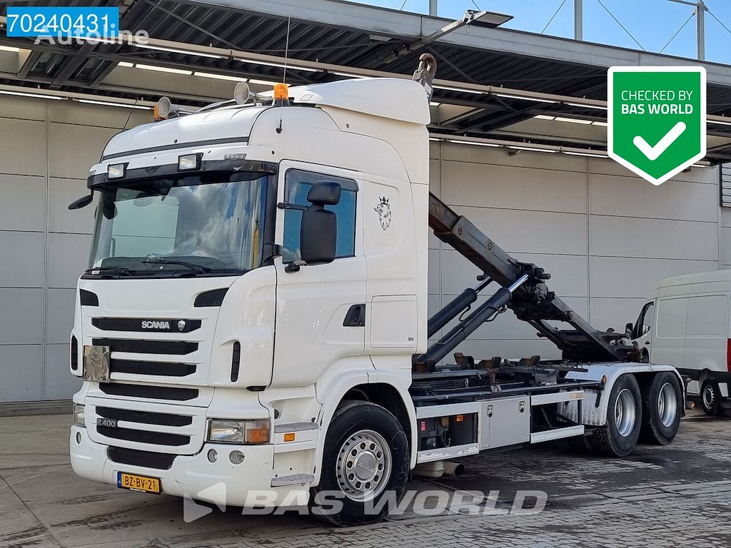 Scania R400 6X2 NL-Truck HIAB XR21S61 Liftachse Euro 5 kamion rol kiper