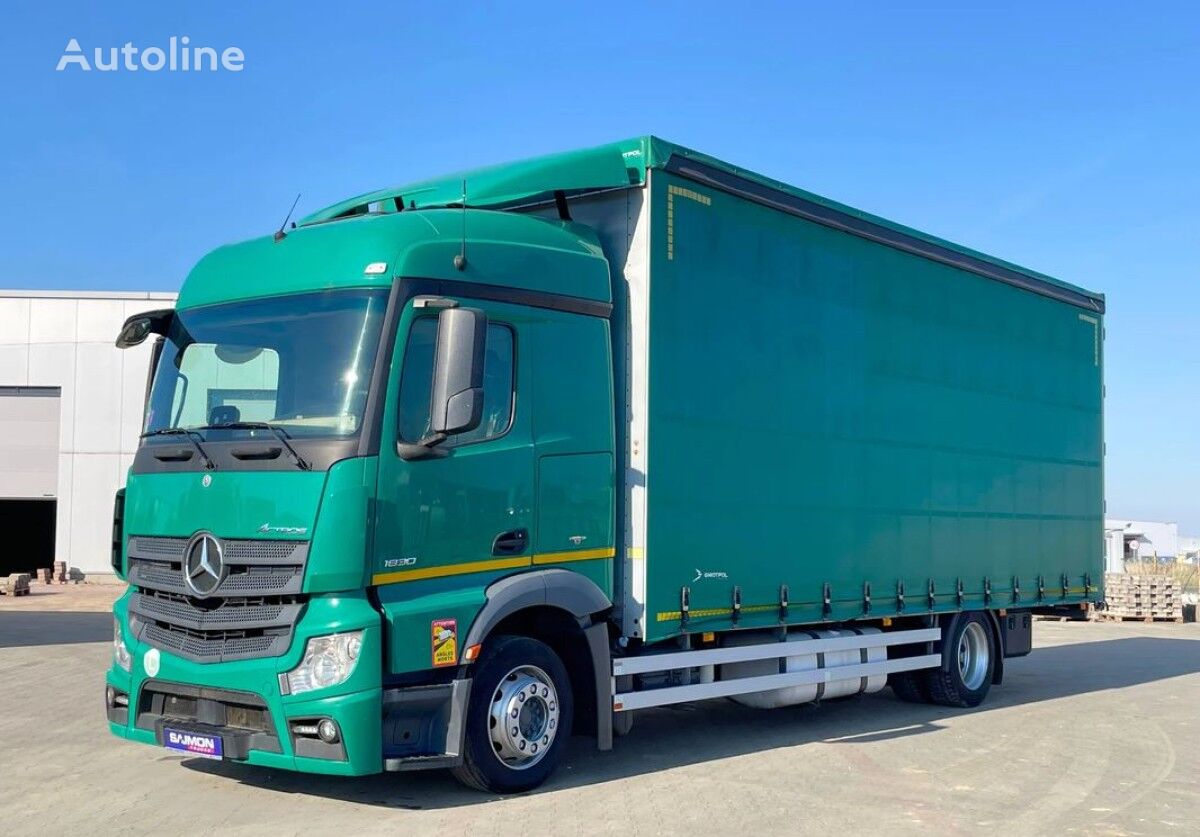 Mercedes-Benz ACTROS 1830 / PRZESTRZENNY 60M3 / 7,75 M / SALON PL kamion sa klizna zavesa cerada