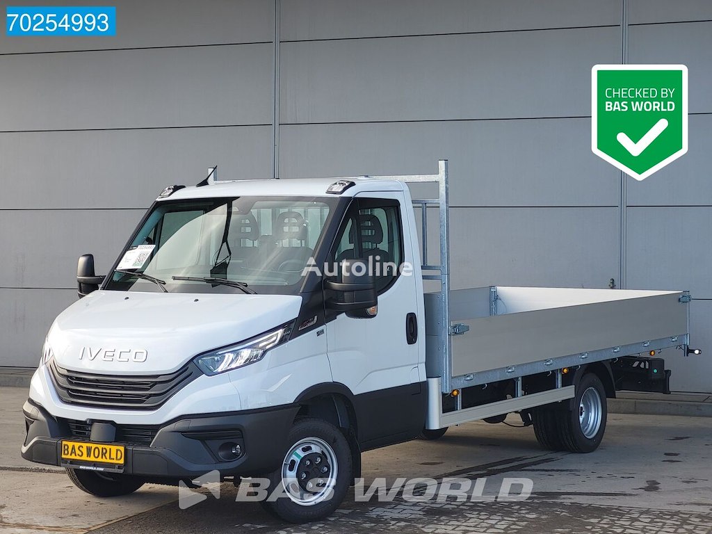 Novi IVECO Daily 35C18 3.0L Automaat 2025 model Open laadbak 450cm Navi Cam kamion s ravnom platformom < 3.5t