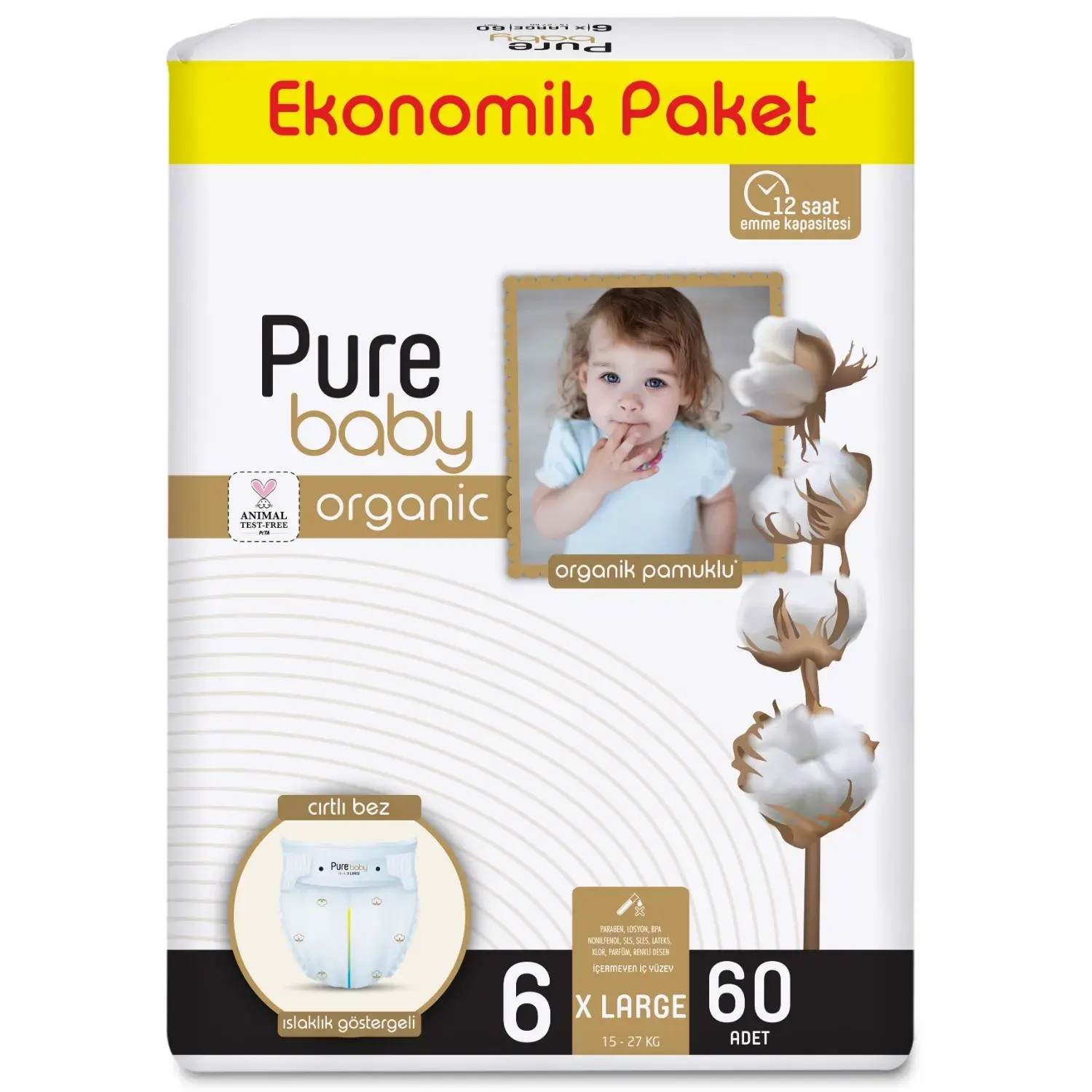 PURE BABY pelene 6 60/1