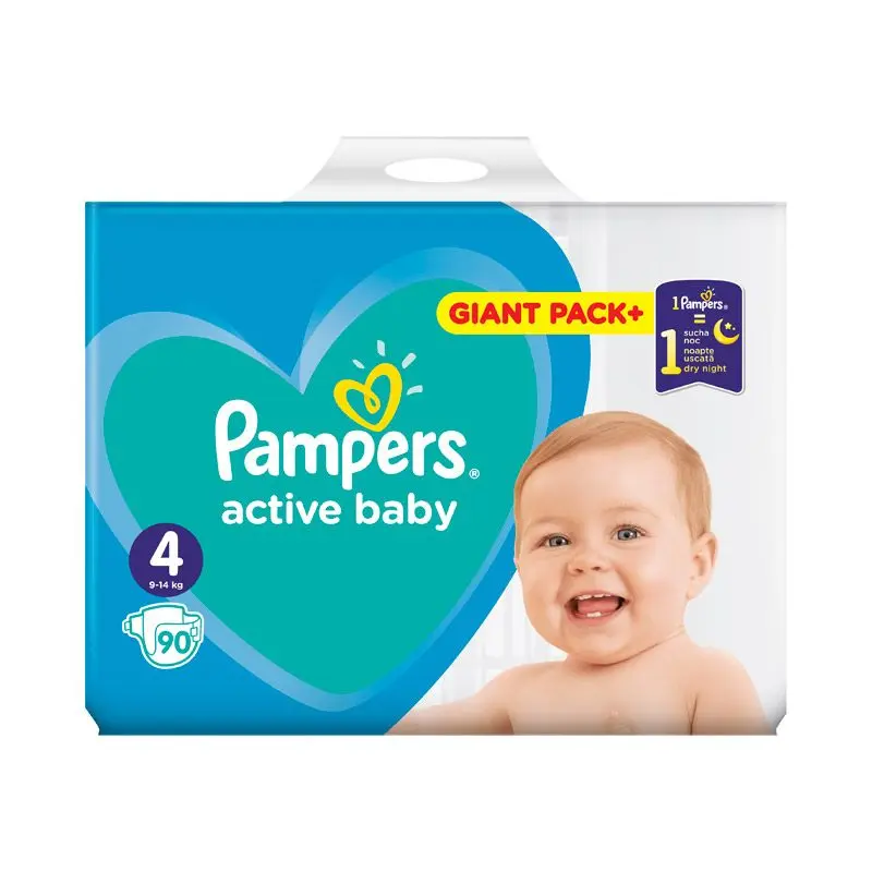 PAMPERS Pelene Giant Pack+ 4 90/1