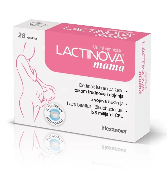 Hexanova Lactinova mama, 28 kapsula