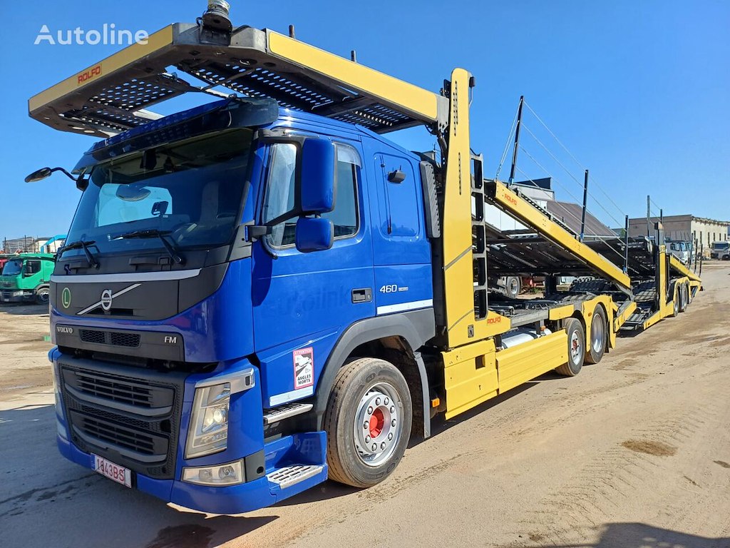 Volvo FM 460 + ROLFO FLX 2019 autotransporter + prikolica autotransportera