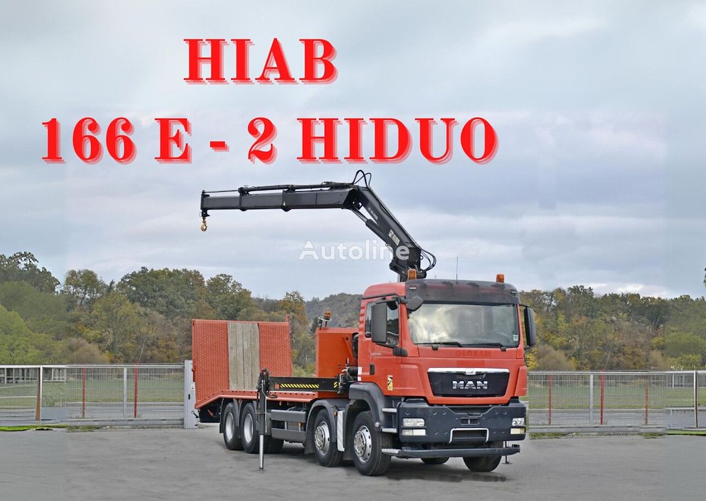 MAN TGS 35.360* HIAB 166 E-2 HIDUO * FUNK * TOP šlep auto