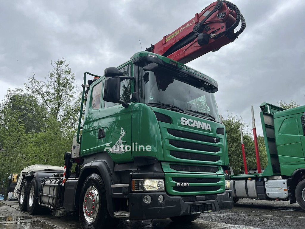 Scania R450 kamion za prevoz drva