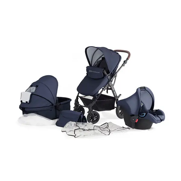 Kinderkraft Moov Kolica za bebe Set 3U1, Tamnoplava