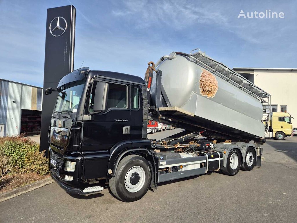 MAN TGS 26.480 6x4H-4 BL Tropper Pellet-Silo 22.000L autocisterna