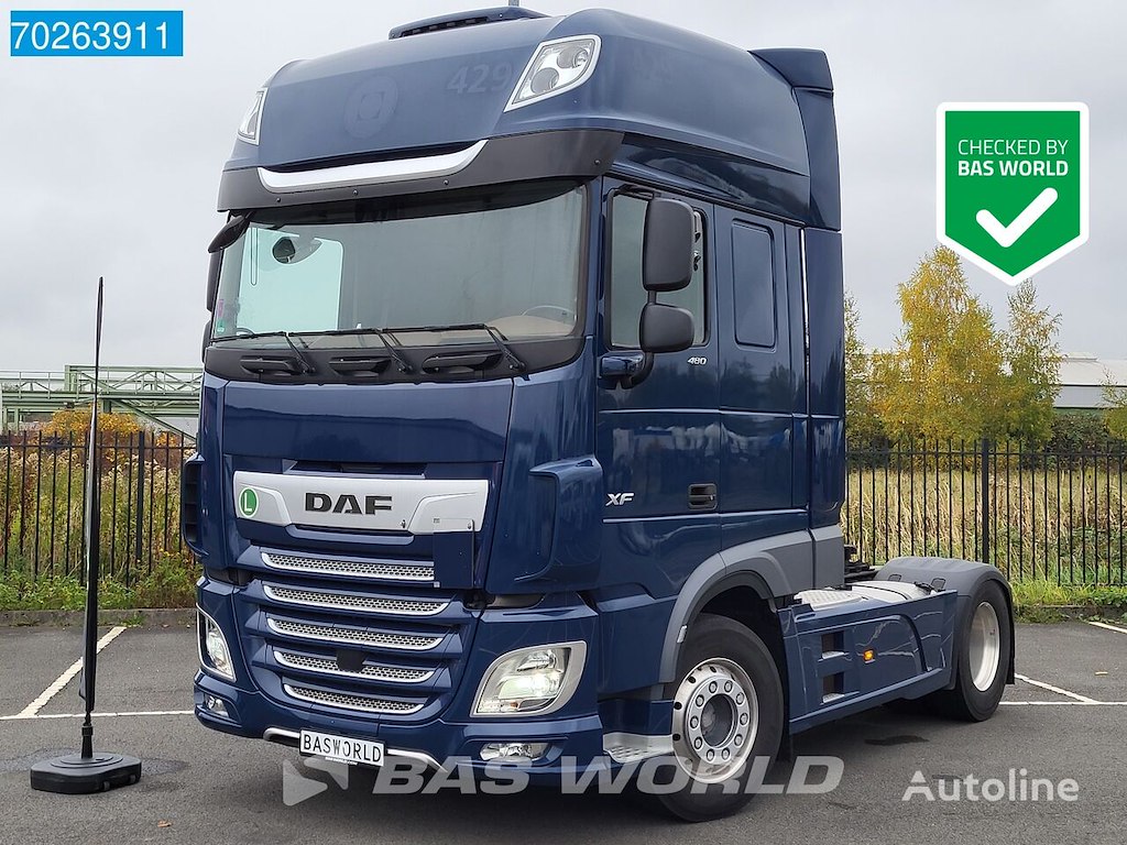 DAF XF 480 4X2 SSC Retarder 2xTanks ACC Standklima Navi Euro 6 tegljač