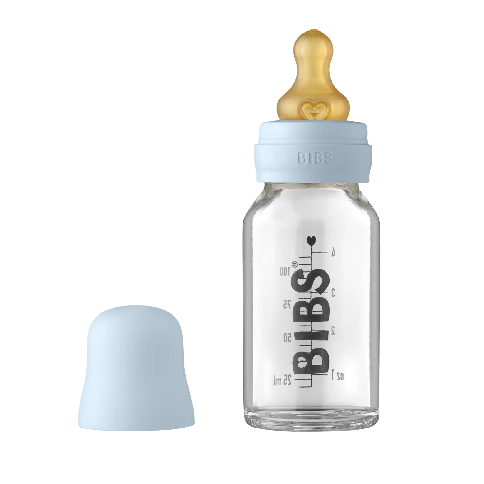 BIBS Flašica za bebe, 110ml, Baby Blue