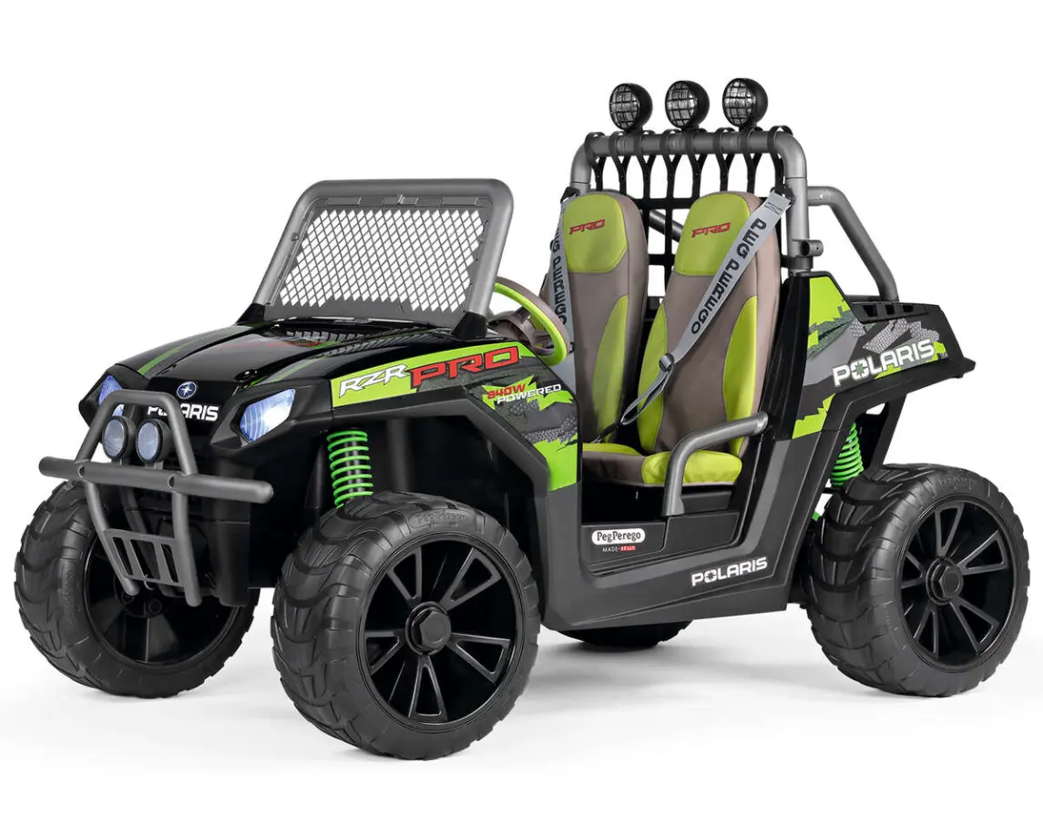 PEG PEREGO Auto na akumulator za decu 24V Polaris RZR PRO Green Shadow IGOD0601 zeleni