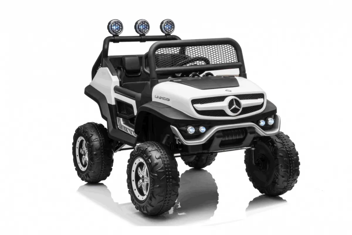 BBO Auto na akumulator za decu sa daljinskim upravljačem Mercedes Benz (12V) JL-199 UNIMOG beli