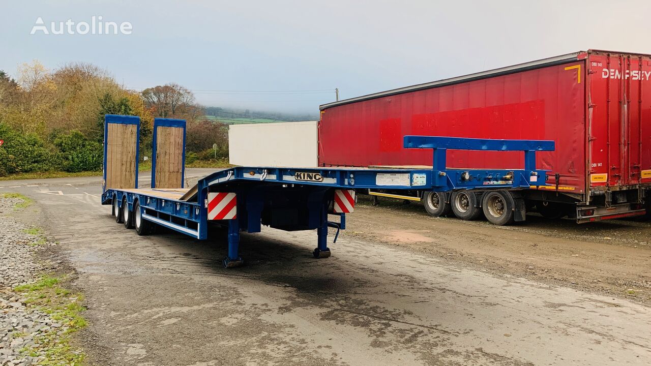 King Low Loader, 3 Axle , Out Riggers poluprikolica sa niskom platformom