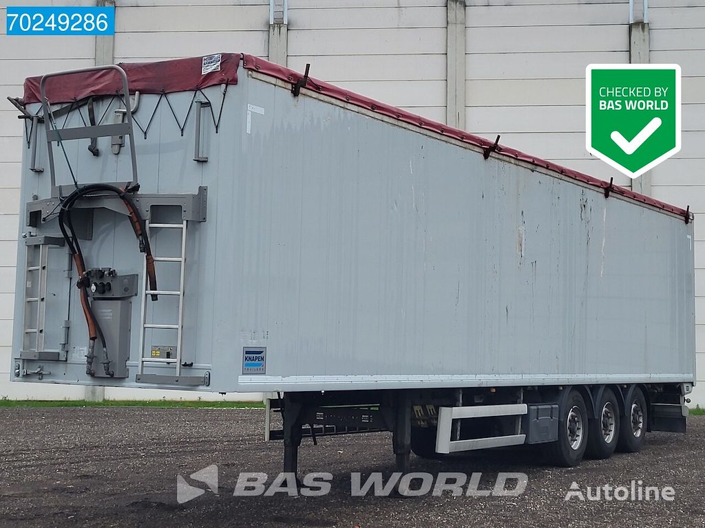 Knapen Trailers K100 3 axles 90m3 10mm poluprikolica sa pokretnim podom