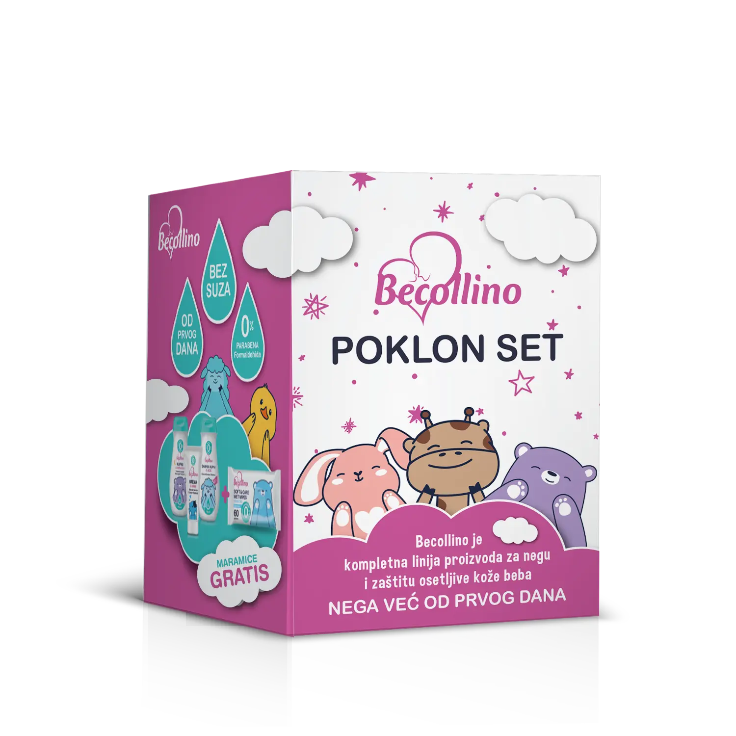 Becollino Poklon set, 5 proizvoda