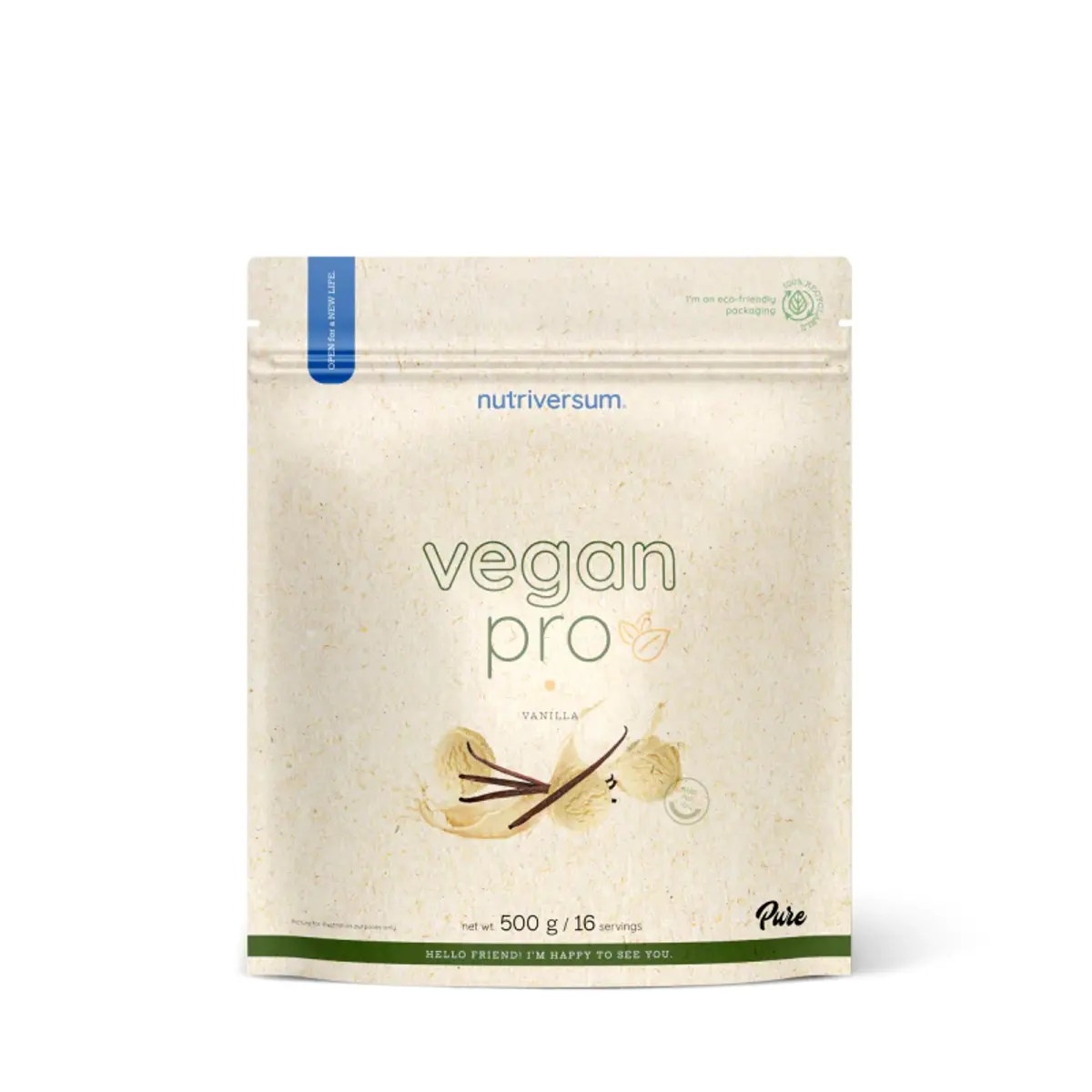 Nutriversum Vegan Pro protein vanila, 500g