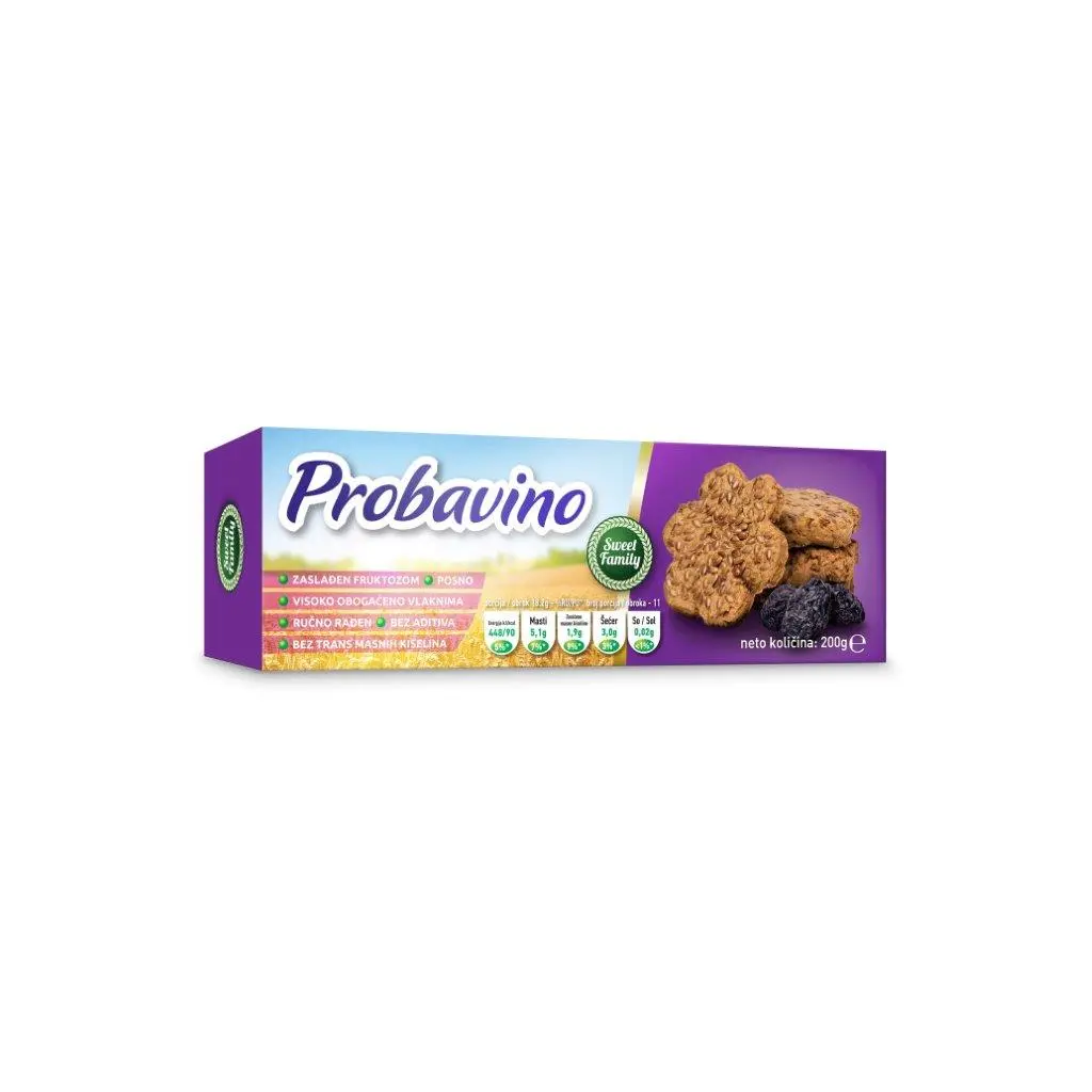 Sweet Family Probavino Keks sa suvom kajsijom, 200g