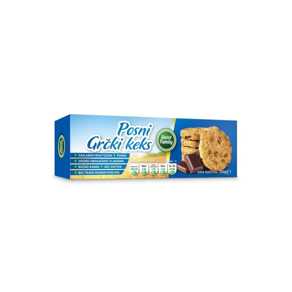 Sweet Family Posni grčki keks, 200g