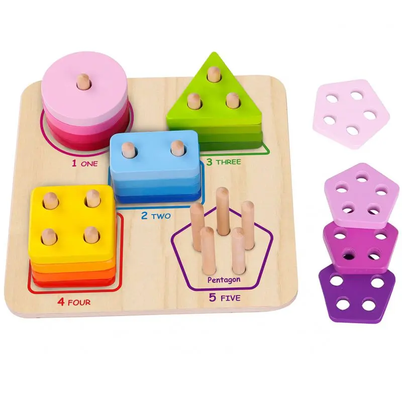 TOOKY TOY Geometrijski oblici 5u1 set