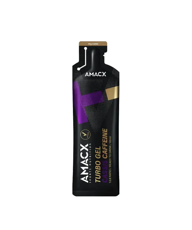 AMACX Turbo Energetski gel Cassis Caffeine, 60 ml