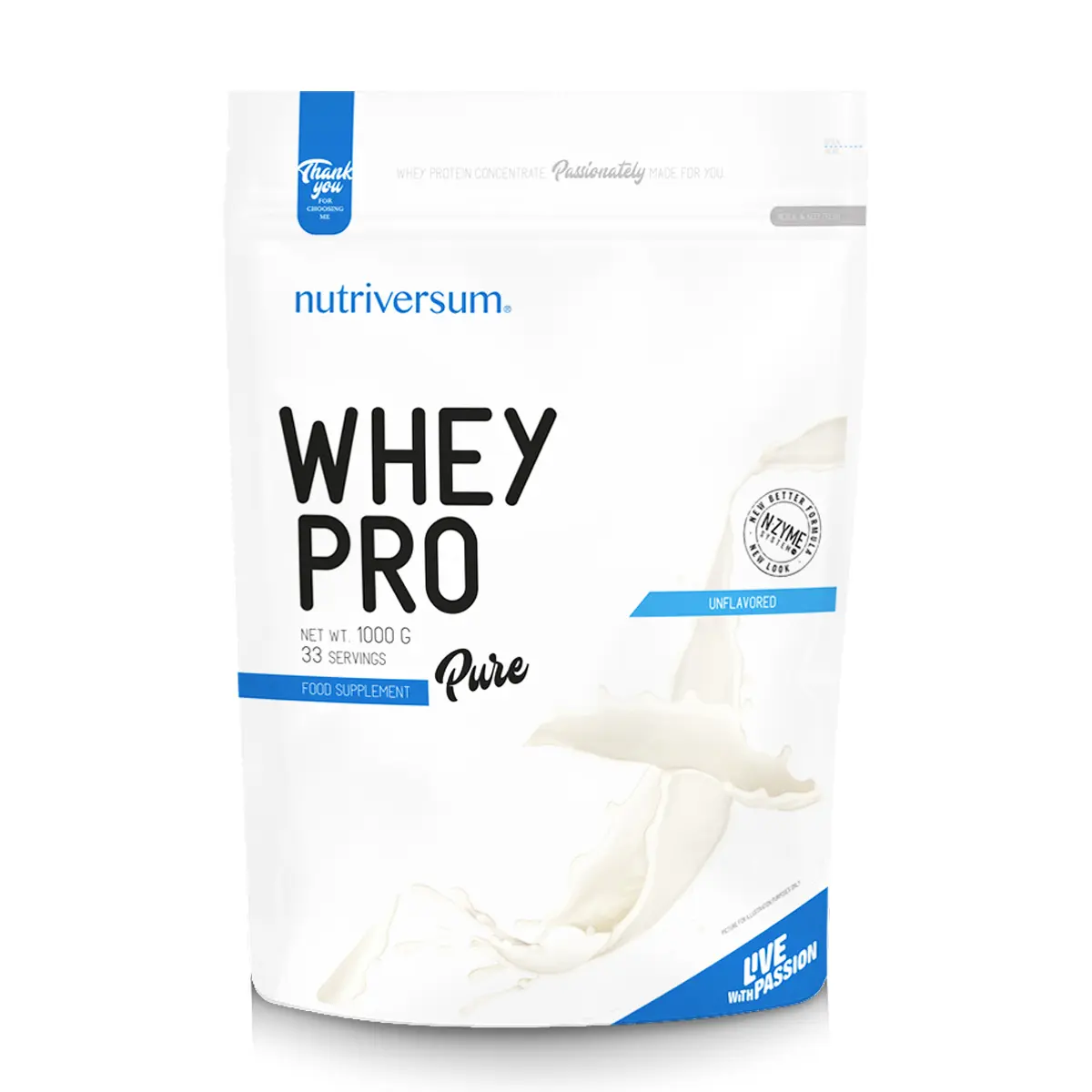 Nutriversum Whey Pro protein neutral, 1kg