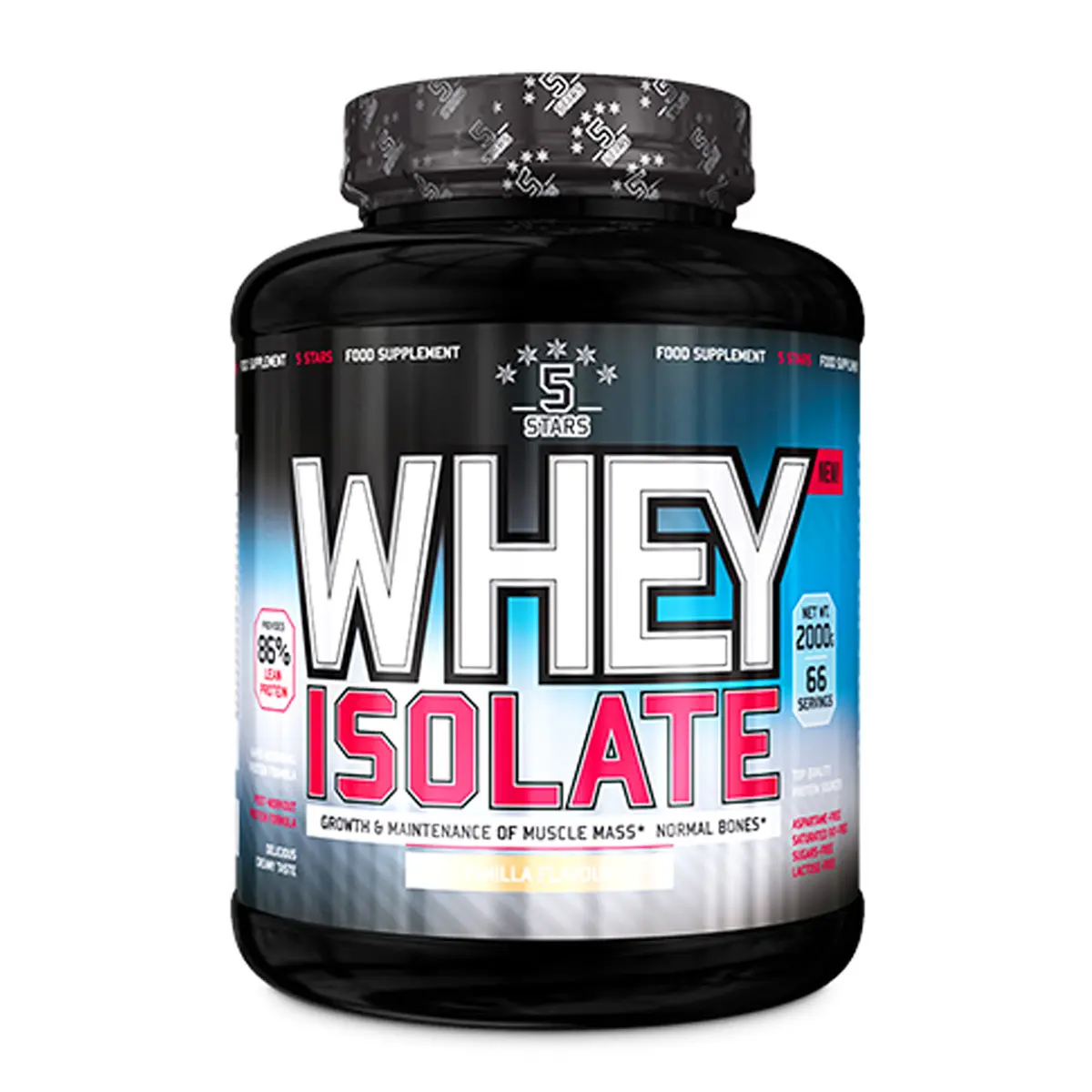 5 Stars 5 Stars Whey Isolate protein vanila 2kg