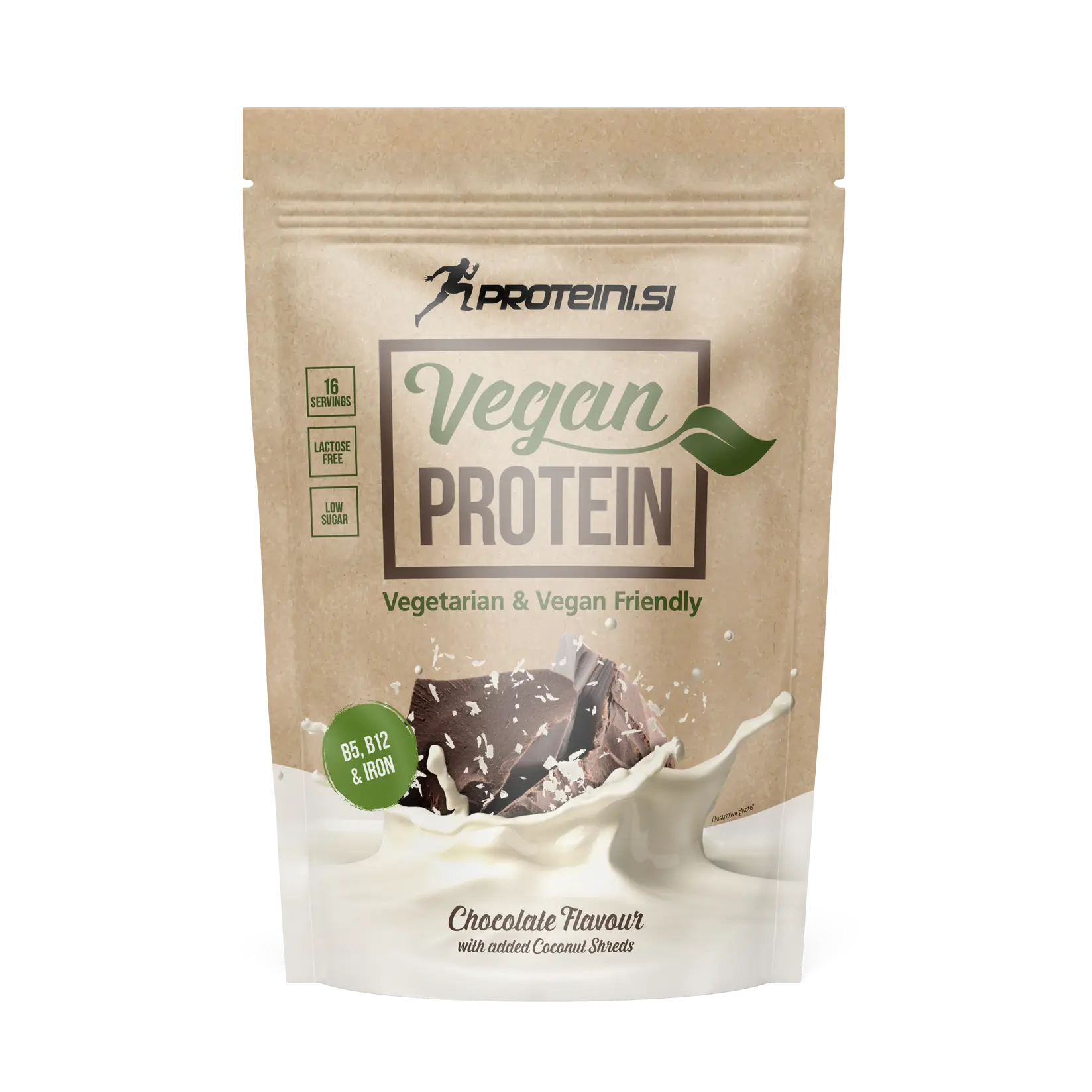 PROTEINI.SI Vegan Protein - Čokolada sa kokosovim mrvicama 500g