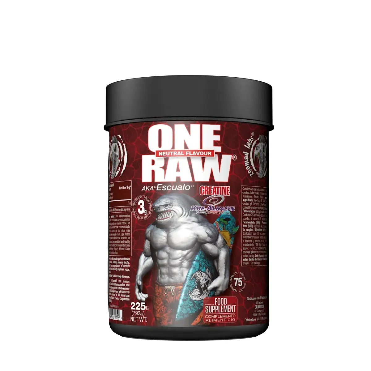 Zoomad Labs One raw Kre-Alkalyn Creatine, 225g