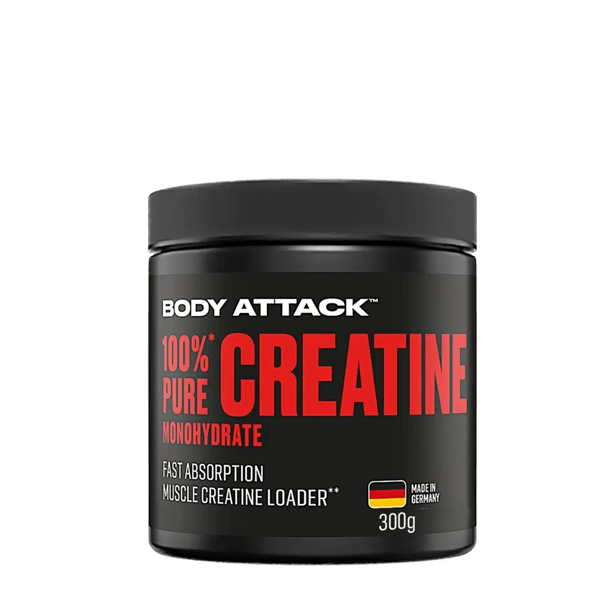 Body Attack Kreatin monohidrat 100% Pure Fast Absorption, 300g