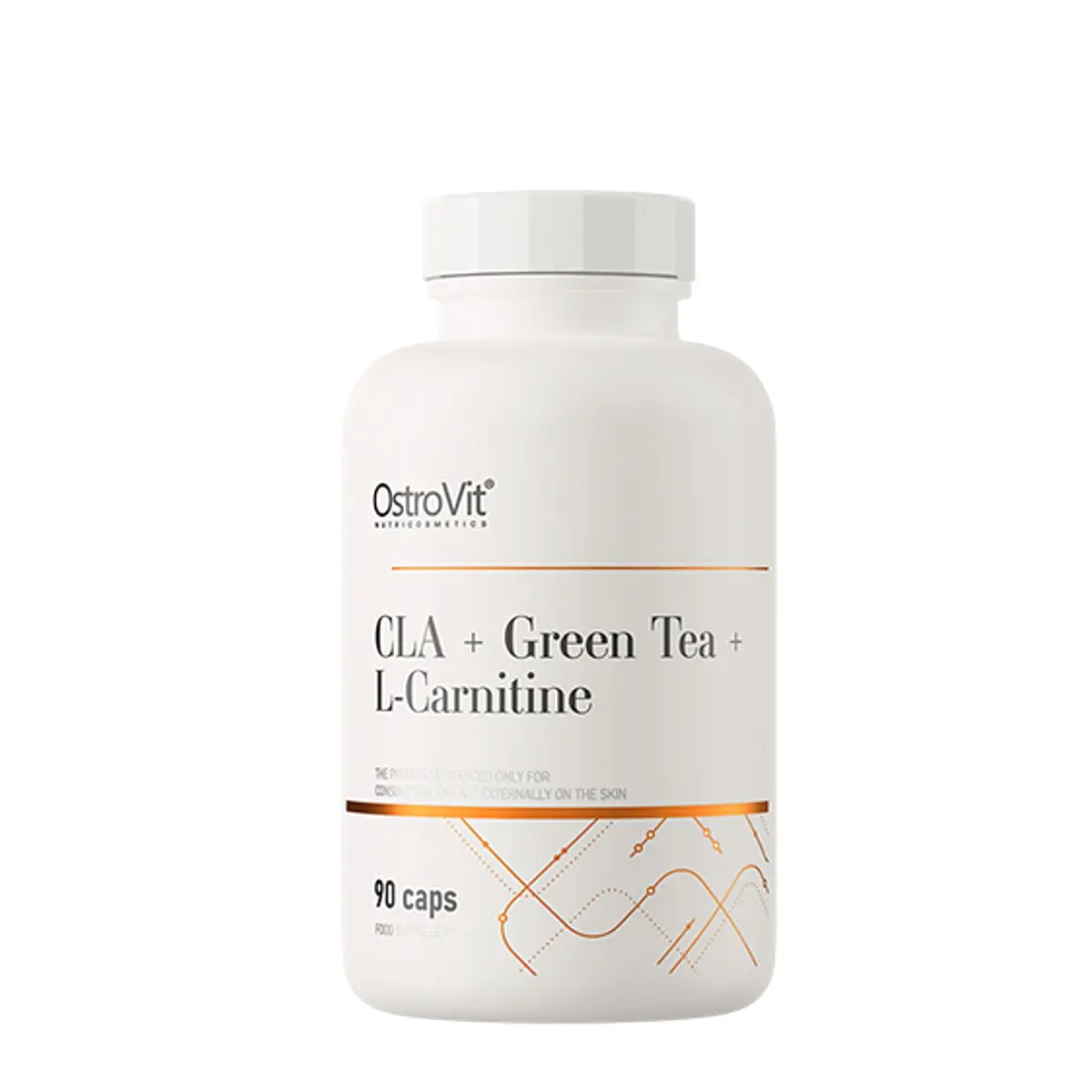 OstroVit CLA Green Tea l-carnitine, 90 kapsula