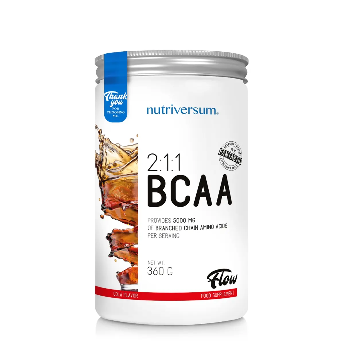 Nutriversum BCAA 2:1:1 Flow Cherry Coke, 360g