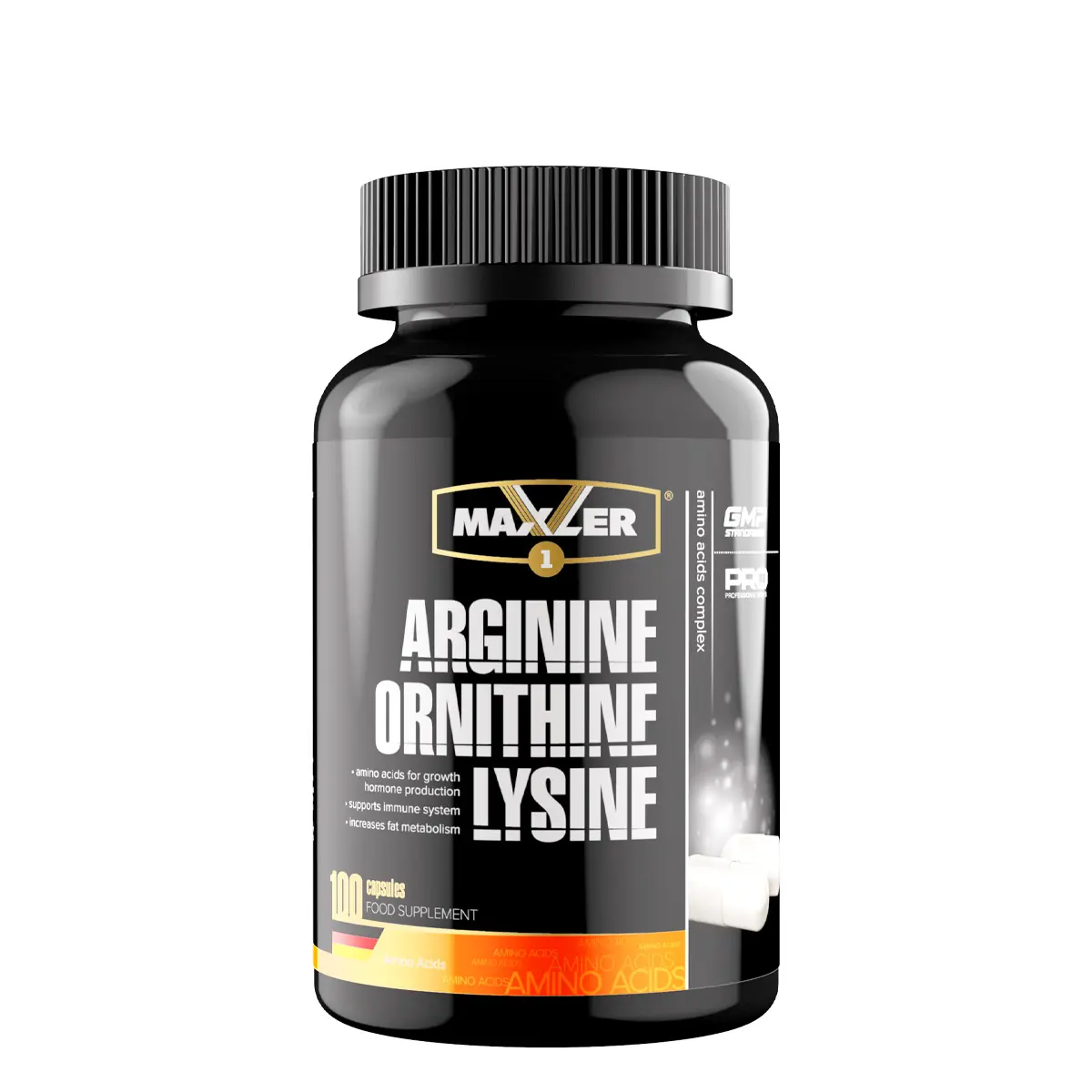 Maxler Arginine Ornithine Lysine, 100 kapsula