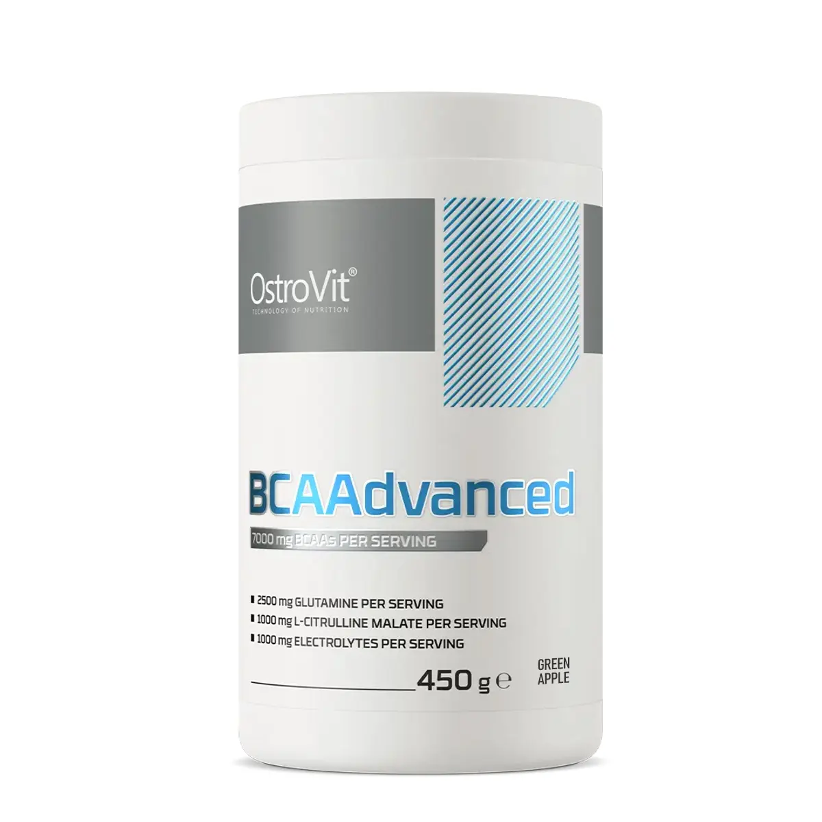 OstroVit BCAA Avanced zelena jabuka, 450g