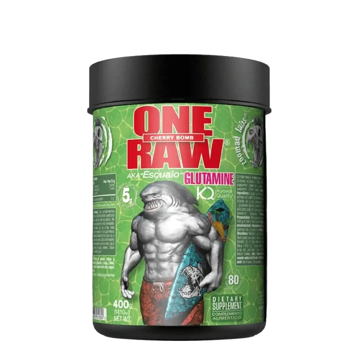 Zoomad Labs One raw glutamine Cherry bomb, 400g