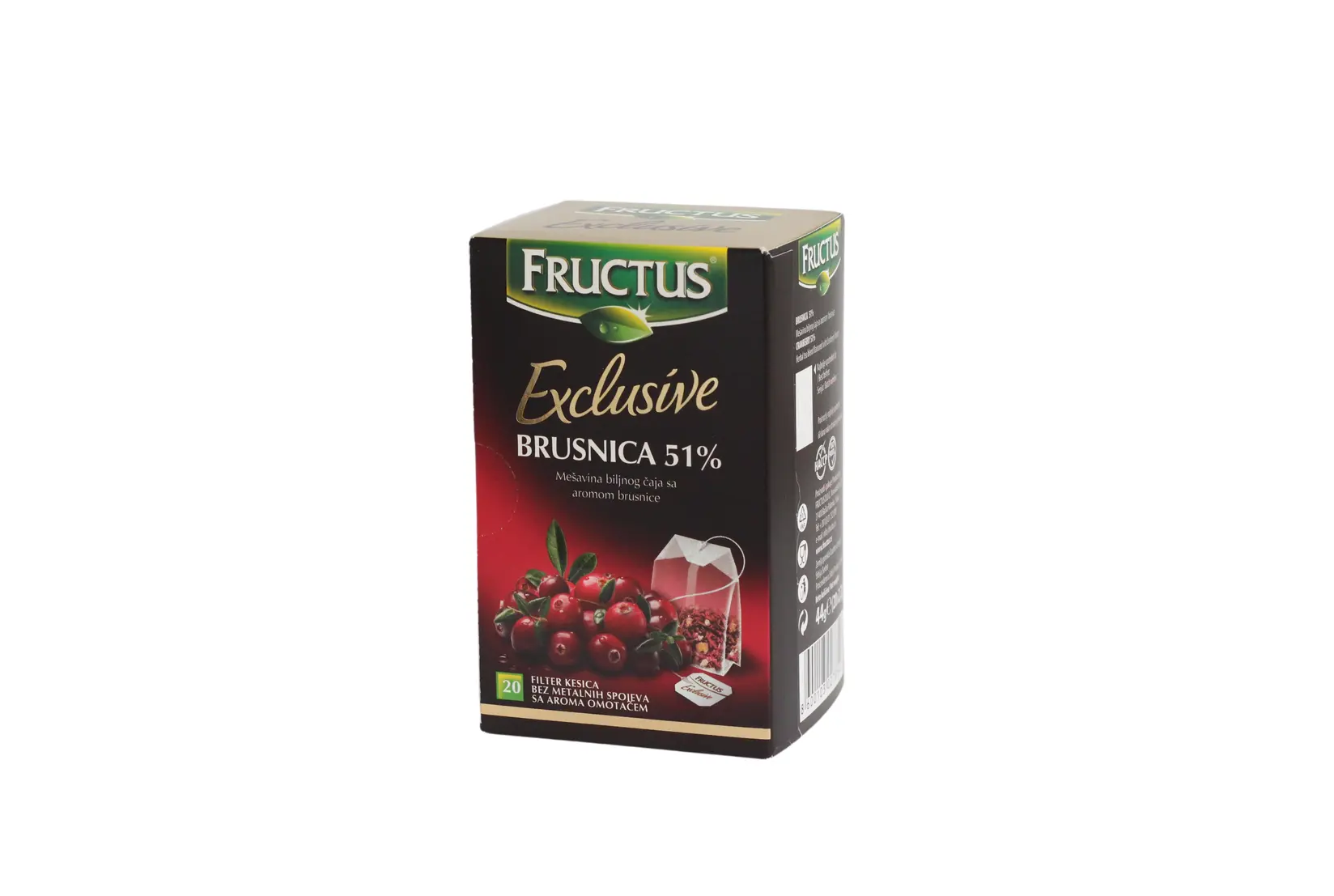 FRUCTUS Čaj od brusnice 44g, 20x2.2g