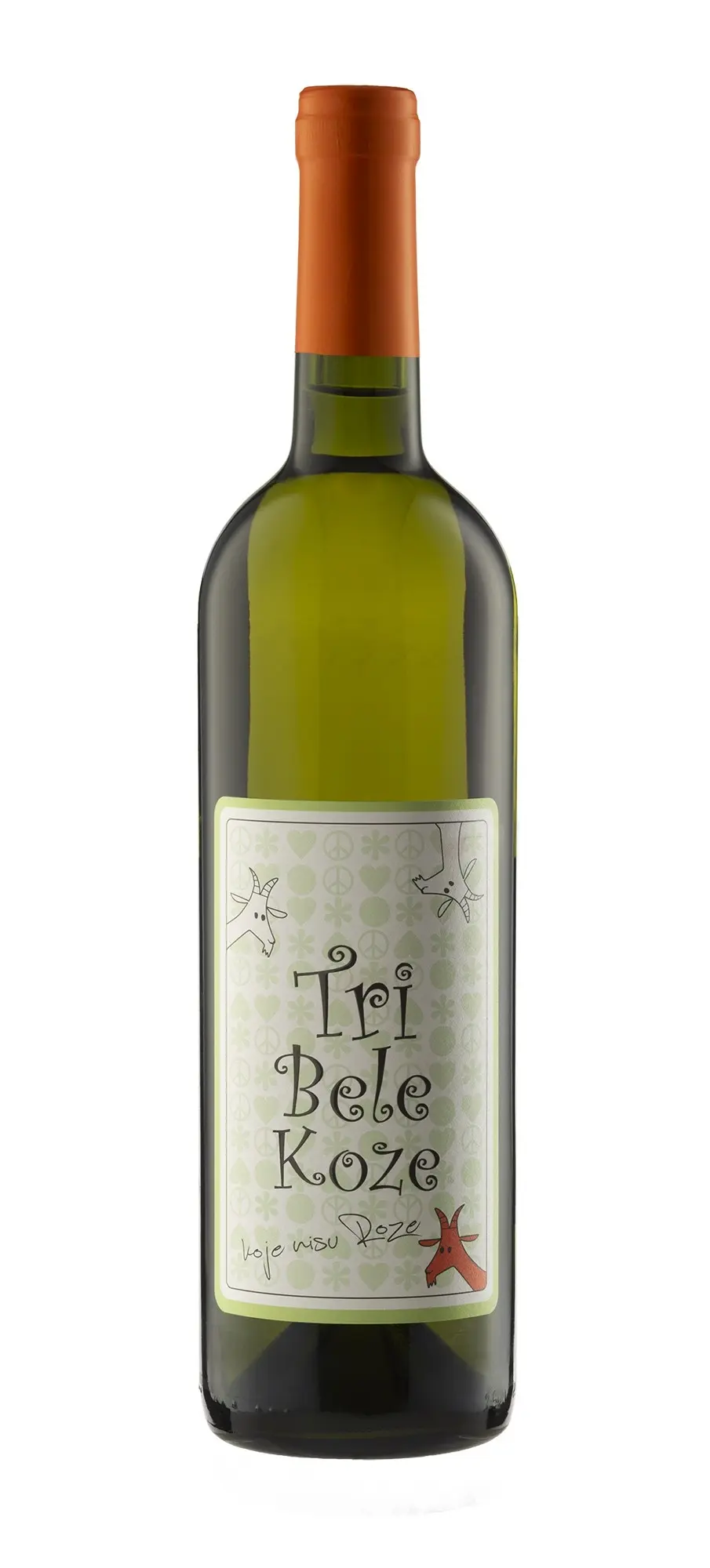 ERDEVIK Tri Bele Koze belo vino 0,75 l