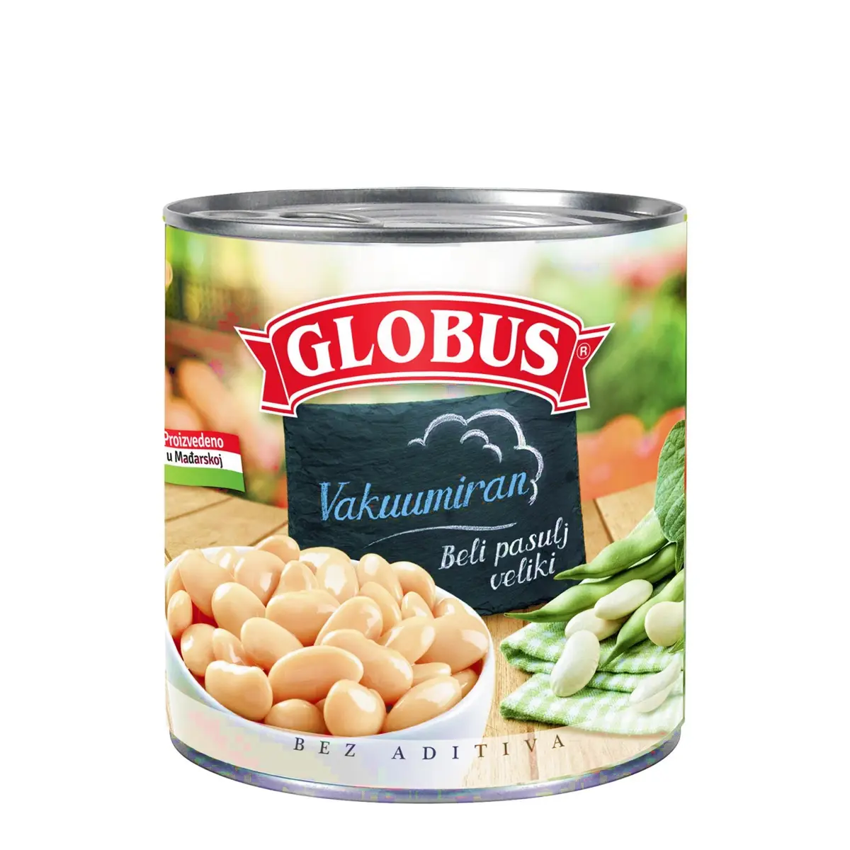 Globus Beli pasulj kuvan vakumiran, 326g