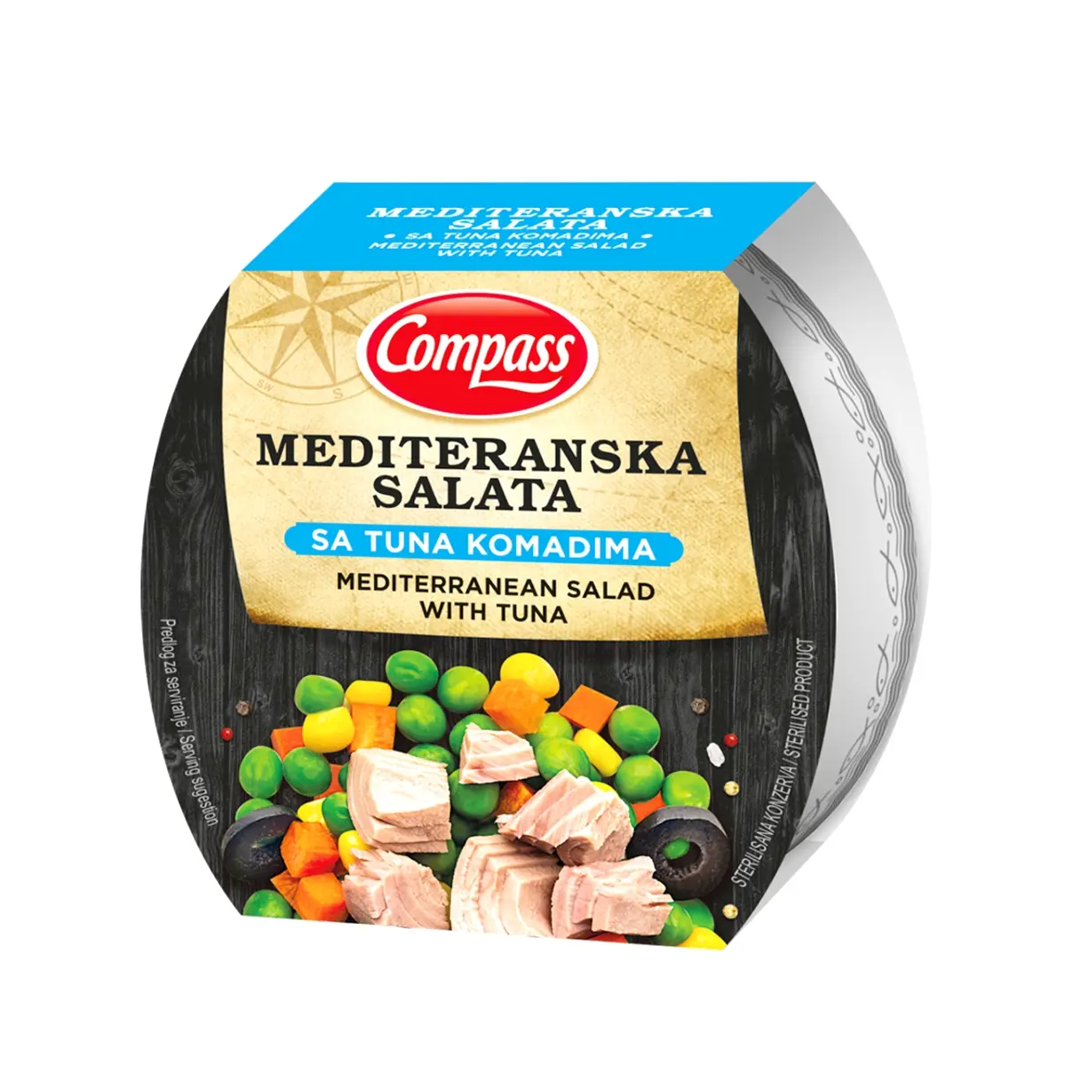 Compass Tuna mediteranska salata, 160g