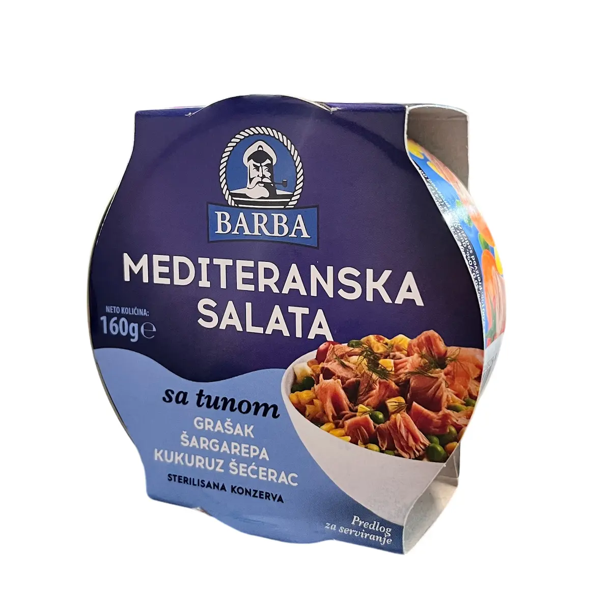 Barba Tuna mediteranska salata, 160g