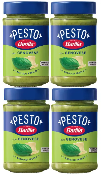 Barilla Pesto genovese sa bosiljkom, 4 komada