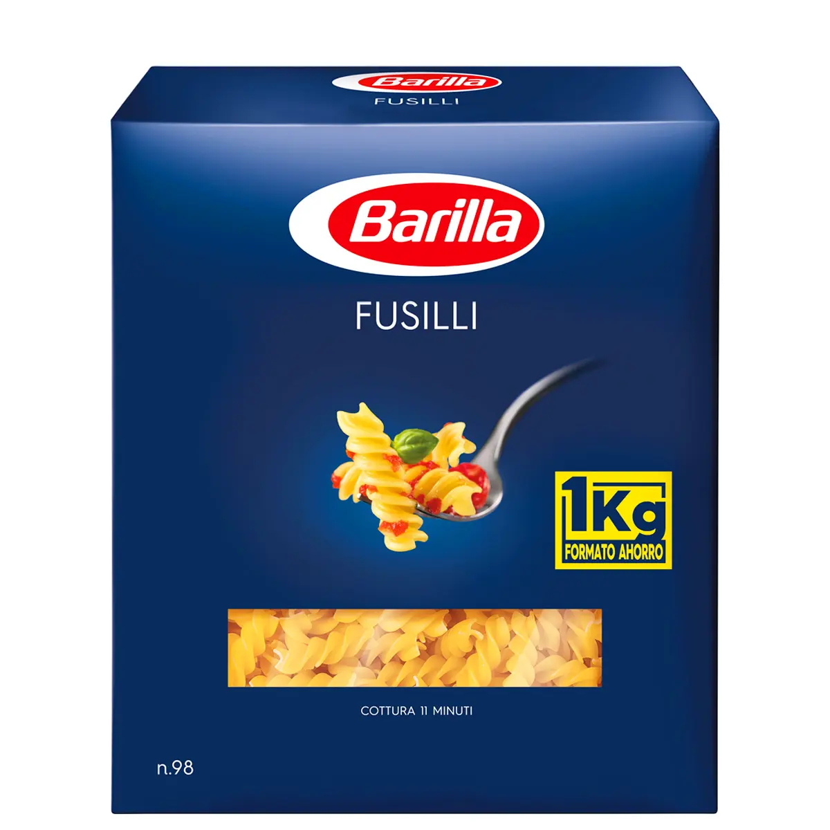 Barilla Testenina Fusilli, 1kg