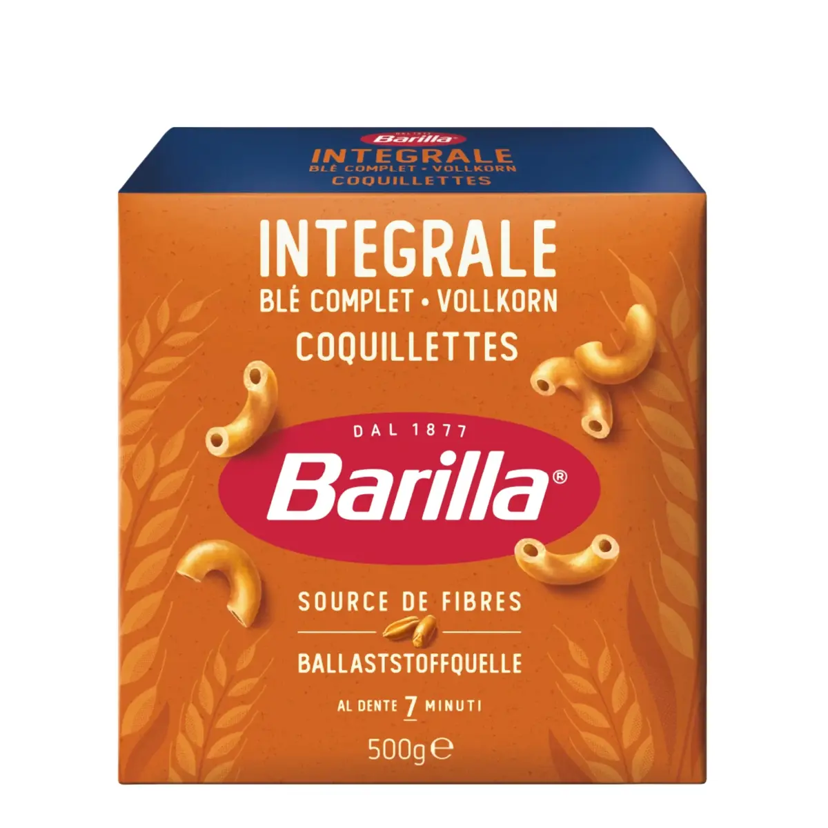 Barilla Testenina integralna Coquillettes, 500g