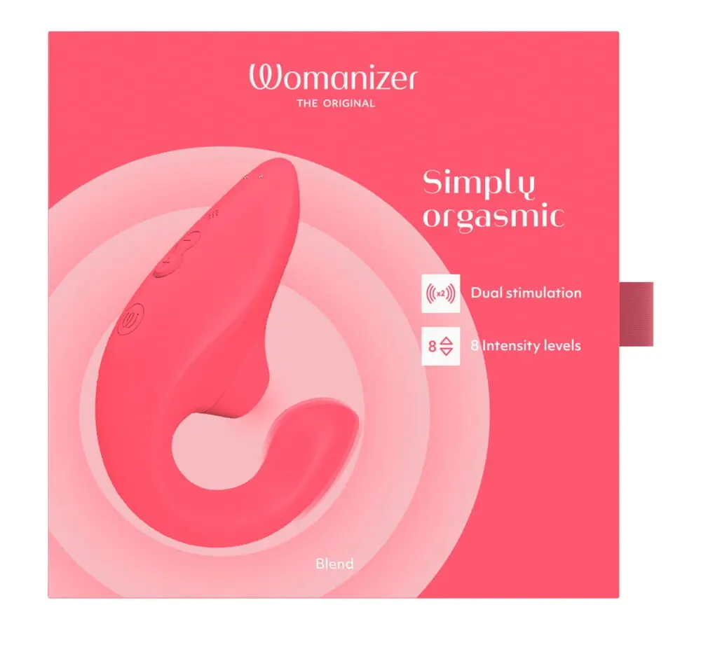 Womanizer Vibrator i klitoralni stimulator Blend, Roze